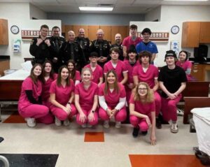 Blood draw training at NUHS