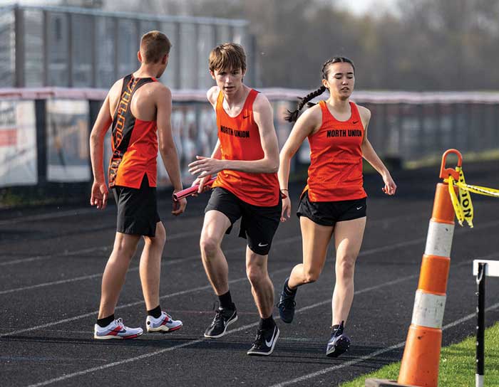 NU track teams come out on top during Richwood Relays