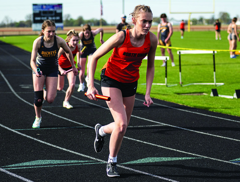 North Union track teams finish second place during Elgin Relays