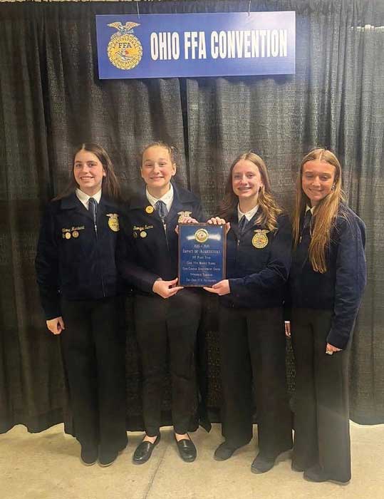 NU FFA Middle School Ag team wins state title