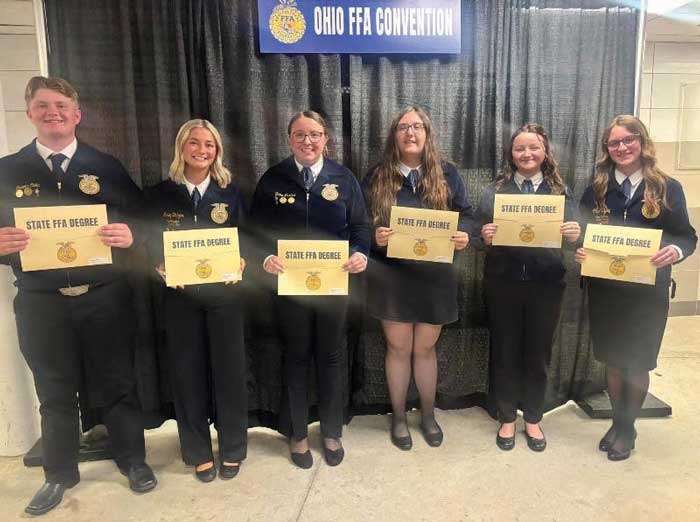 NU FFA members receive top honors - Richwood Gazette