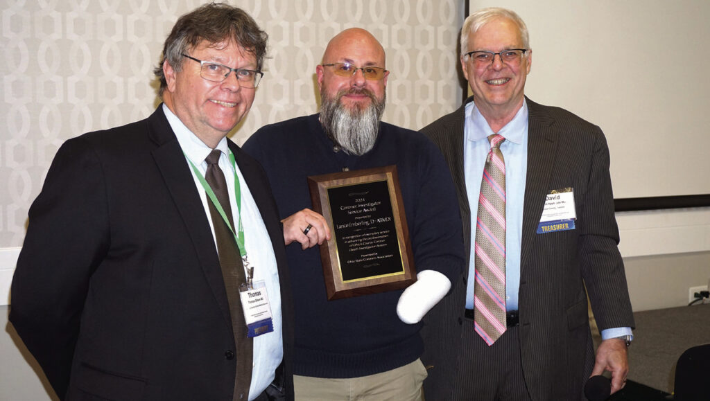 Union County Coroner investigator earns statewide honor - Richwood Gazette